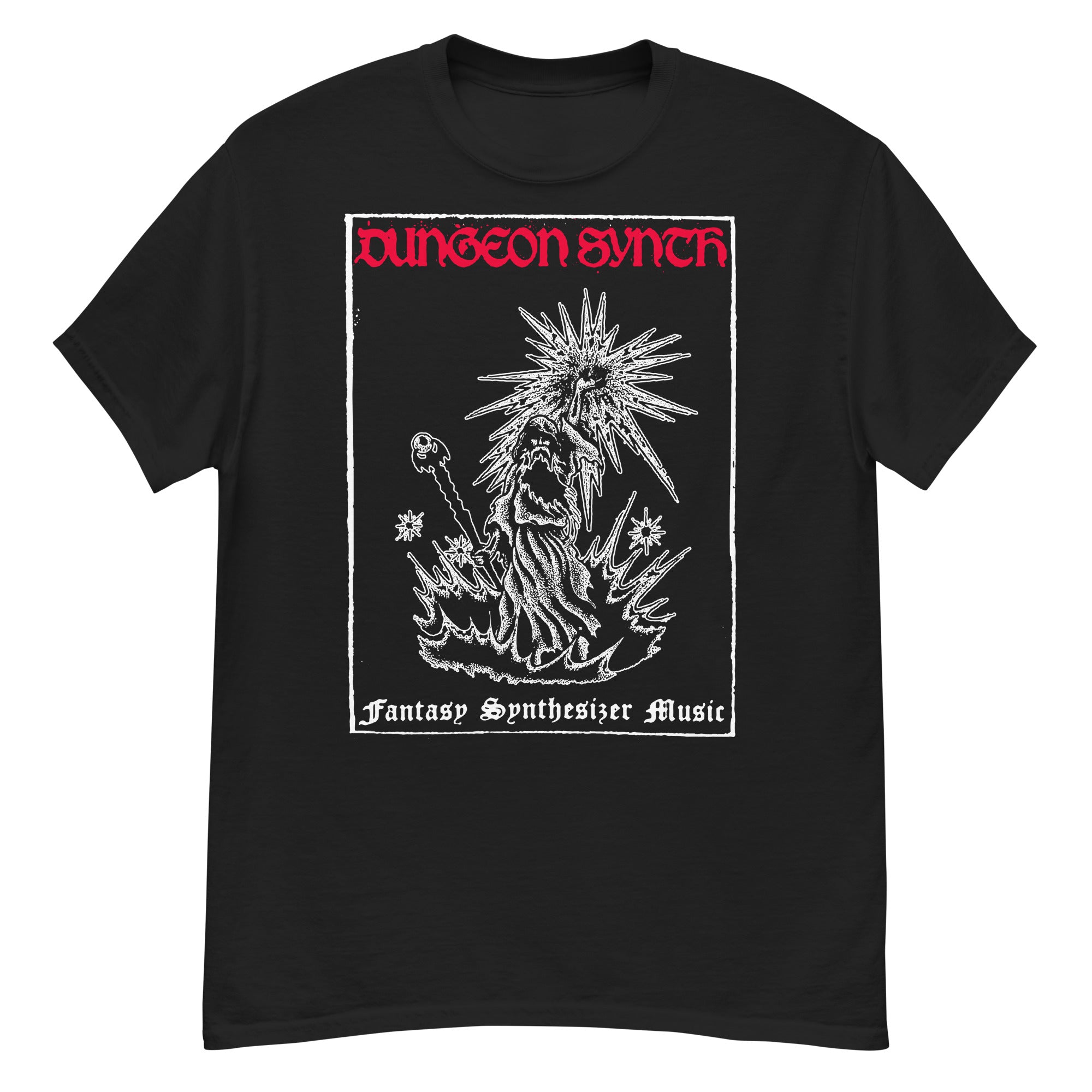 Dungeon Synth Fantasy Black T-Shirt – The Basement Merch Shop