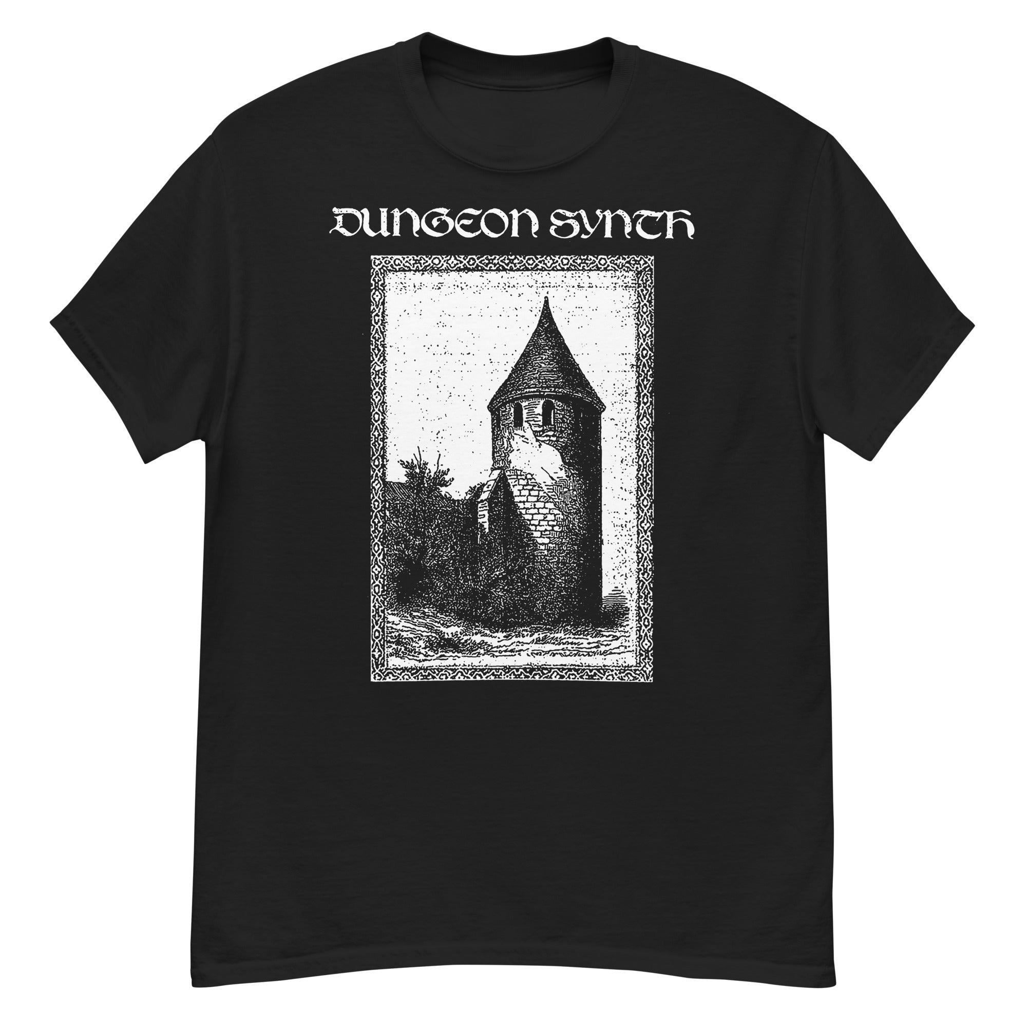 Dungeon Synth Tower T-Shirt – The Basement Merch Shop